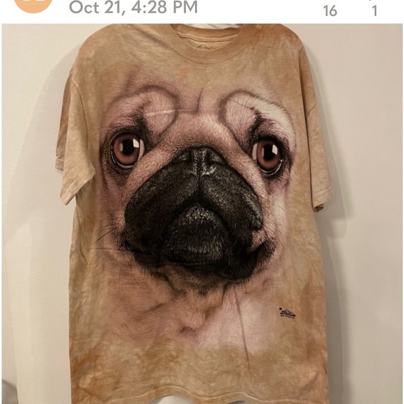 The Mountain | Shirts | One Large And One Xl Mountain Pug Shirt | Poshmark